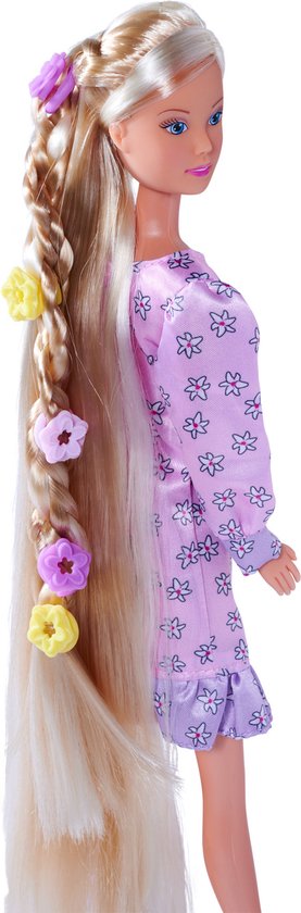 Steffi Love - Flower Hair - Steffi met extra lang haar en 6 haarclips ...