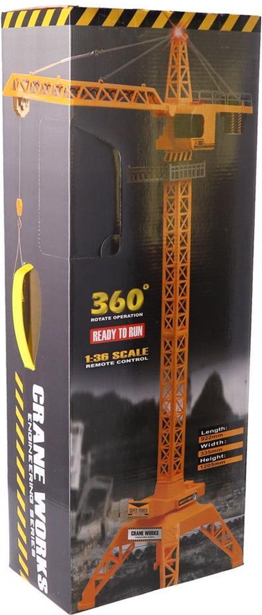 Basic Radiografisch Bestuurbare Kraan 120 Cm Met Licht En Geluid | bol.com