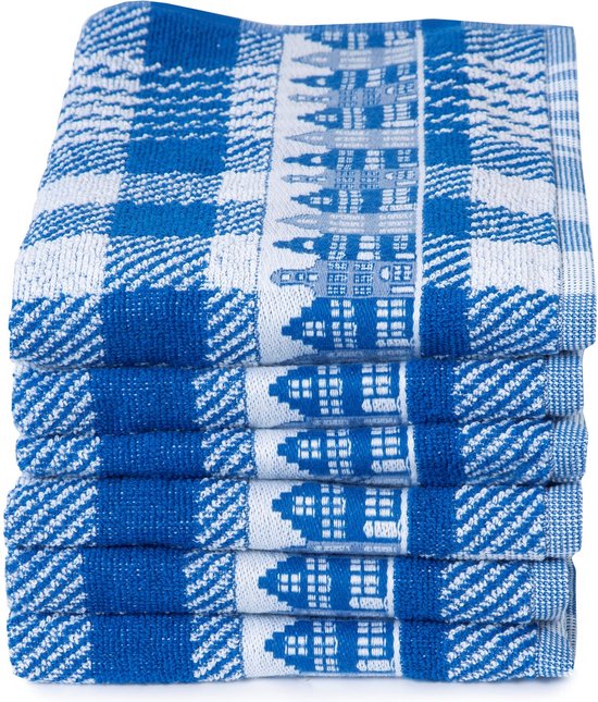 Twentse Damast Keuken Handdoeken - Hollandse Designs - Katoen ...