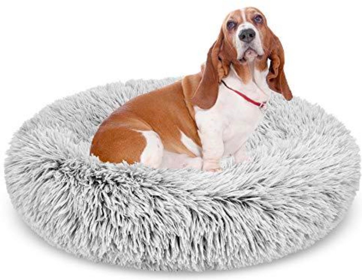 Hondenmand - Fluffy Hondenkussen - Donut Hondenmand - Luxe Hondenbed ...