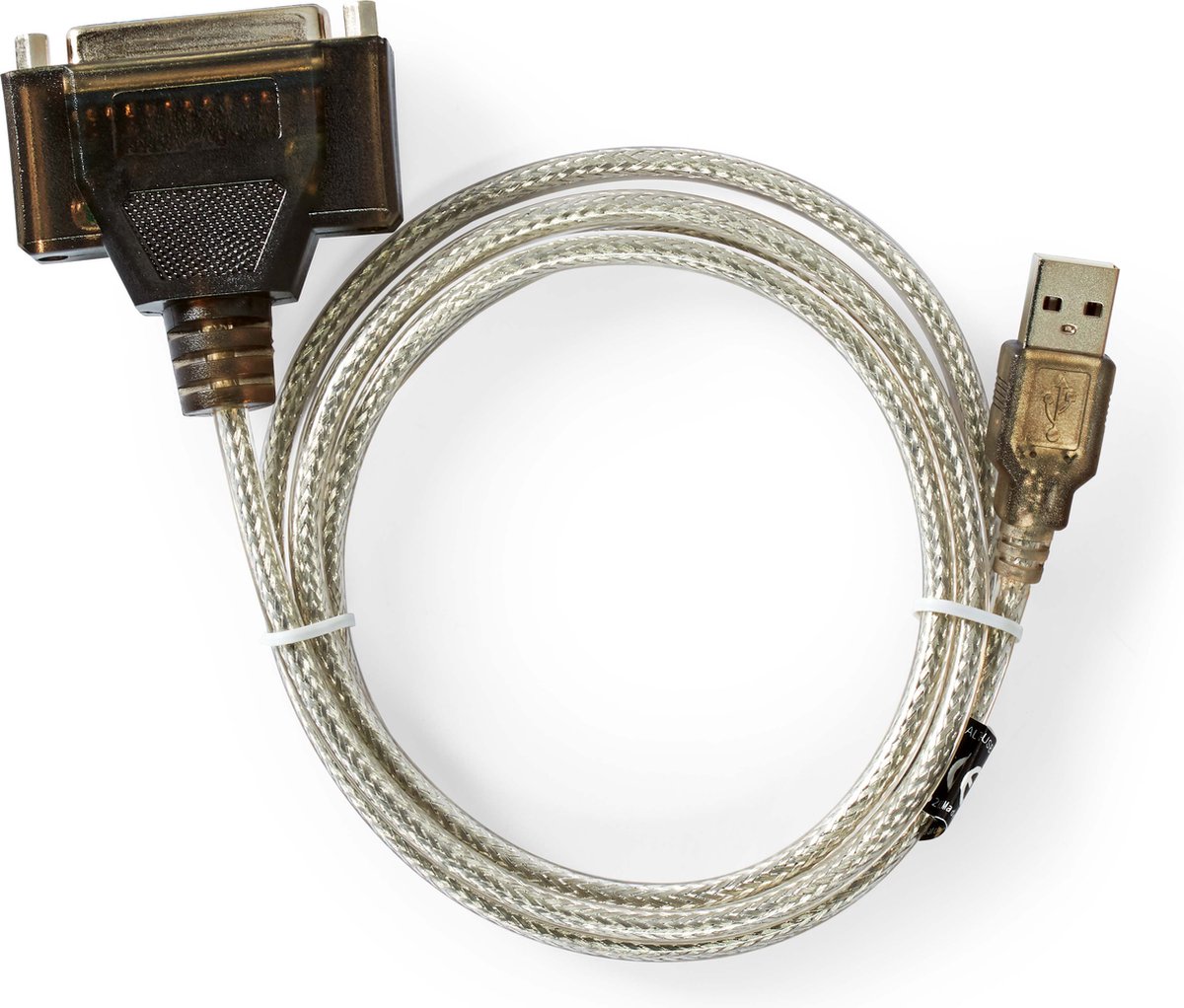 USB naar Parallel kabel - 1.1 - FullSpeed - USB A - 1.5 meter - Zwart ...