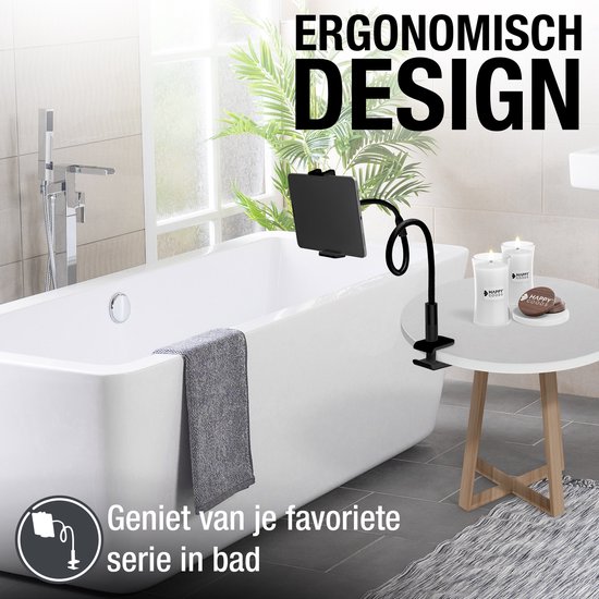 Studio ME Tablet Houder Flexibel Zwart - 4.7 tot 12.9 Inch - Ipad ...