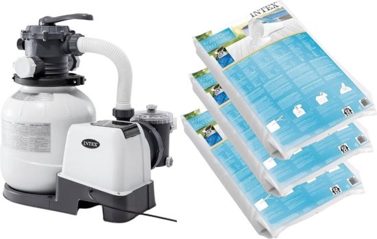Intex - Pompe Filtre à Sable 7900 L/h & Billes de Verre 75 kg | bol.com