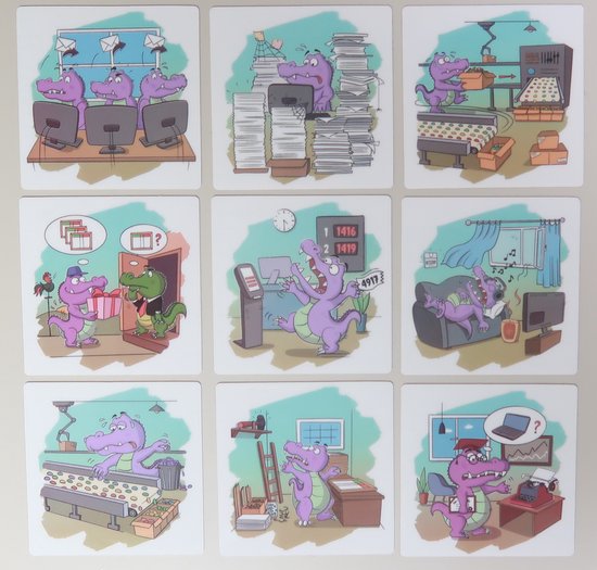 De 9 Lean verspillingen - nano plakkers - sticky notes | bol.com