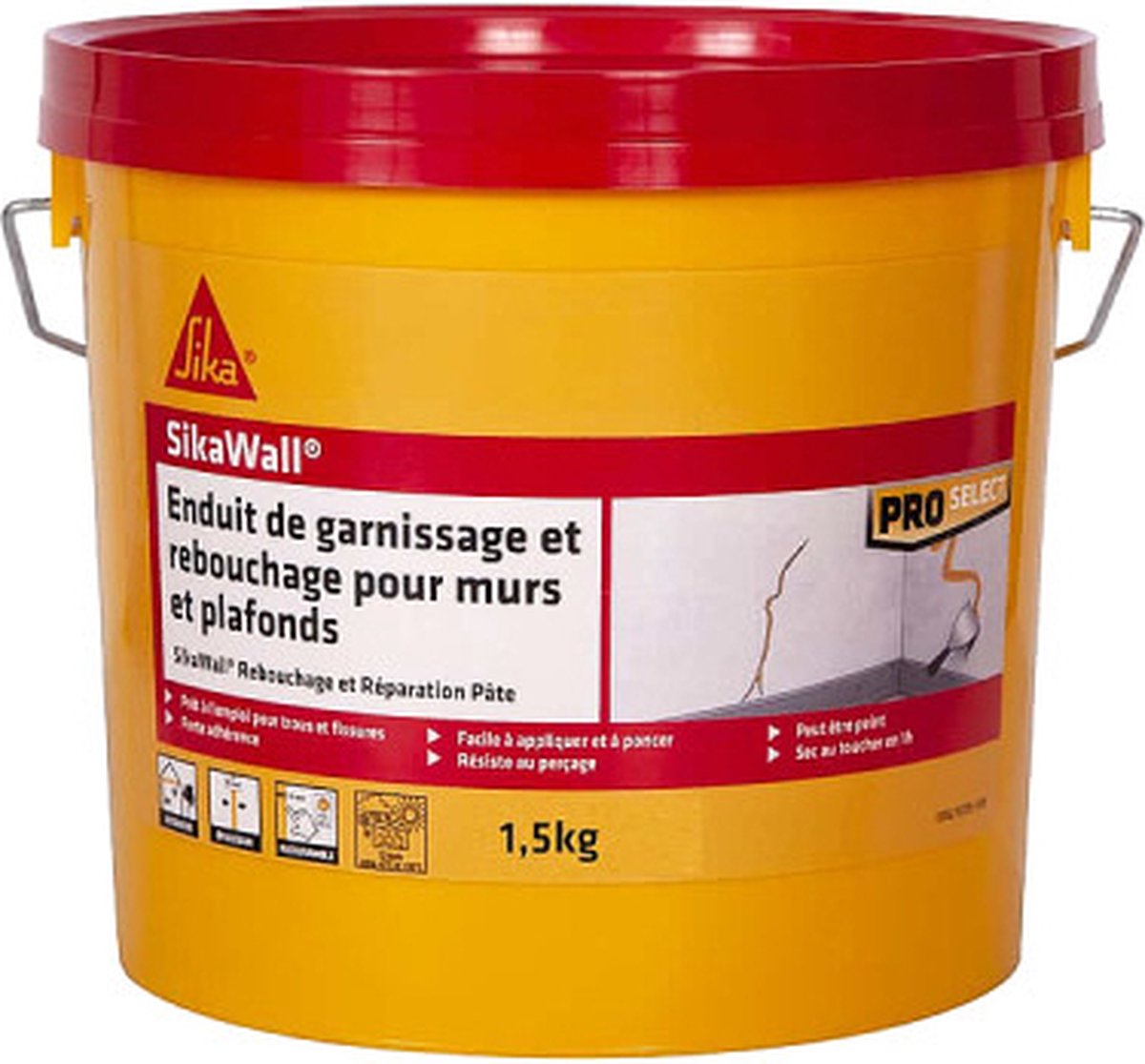 SIKA SikaWall Filling Pleisterwerk opvullen en herstellen voor muren en ...