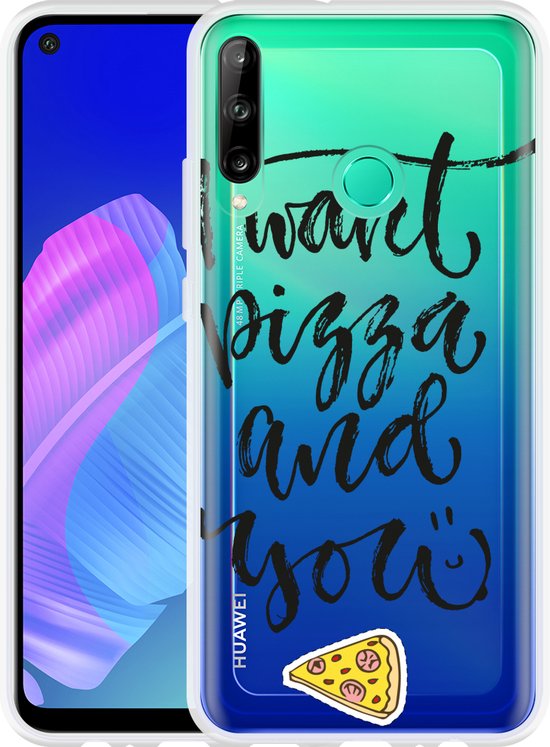 Huawei P40 Lite E Hoesje I Want pizza Designed by Cazy | bol