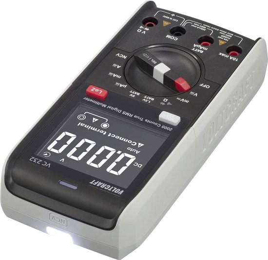 VOLTCRAFT VC232 Multimeter Digitaal CAT III 600 V Weergave (counts ...