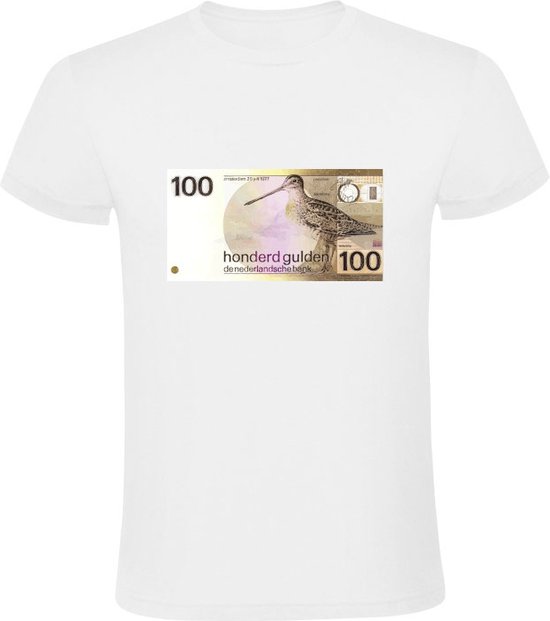 Briefje van 100 Gulden Heren T-shirt | geld | biljet | briefgeld ...