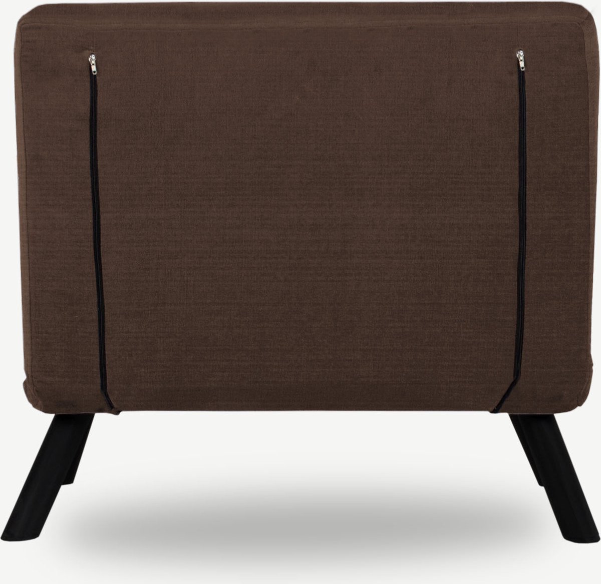 Zetelbed- Eenzits bed bank - Bruin - Sando Single - slaapbank 1 ...