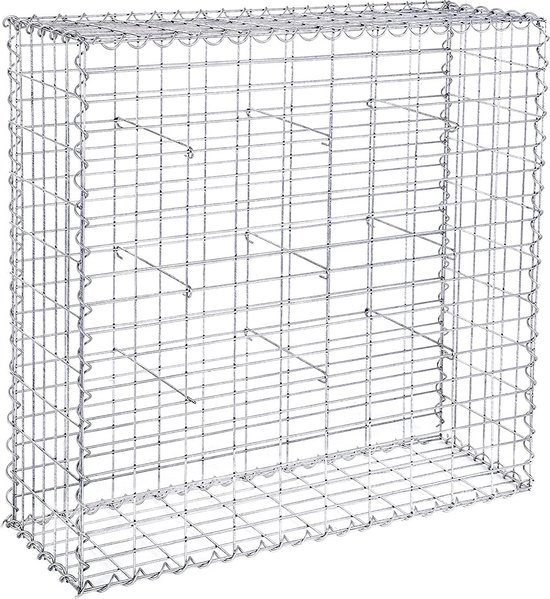 Schanskorf - Gabion - Van metaalgaas - Voor Stenen - 100 x 95 x 30 cm ...
