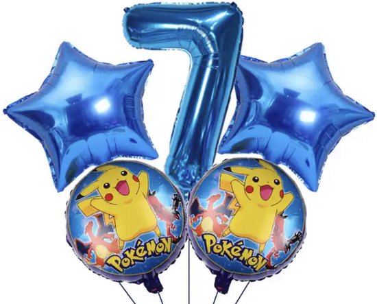 Pokemon Feestversiering - Pokemon Ballonnen - Pikachu Ballon - Pokemon ...