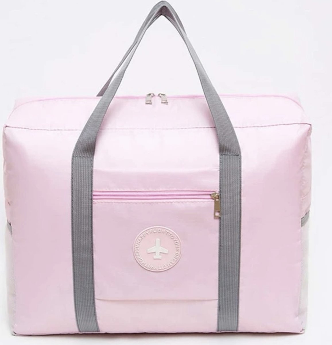 Reistas - Handbagage Tas - Opvouwbaar - Roze - Travelbag | bol.com