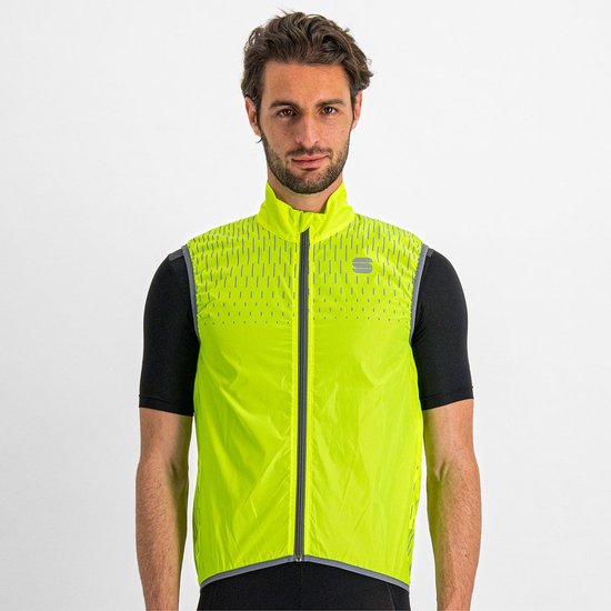 Sportful Windstopper mouwloos Heren Fluo - REFLEX VEST YELLOW FLUO - XL ...