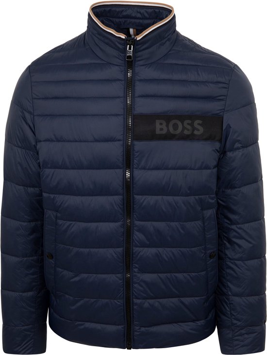 BOSS - Darolas Jas Navy - Heren - Maat 54 - Regular-fit | bol.com