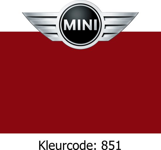 Spuitbus Autolak MINI Kleurcode 851 - CHILI (SOLAR) RED - 400ml | bol
