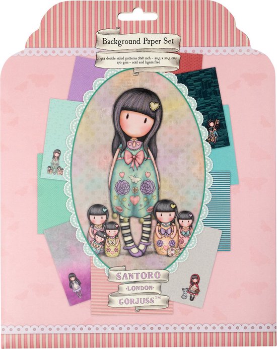 Studio Light - Gorjuss Background 8x8 Inch Paper Set (GOR-ES-PS19 ...