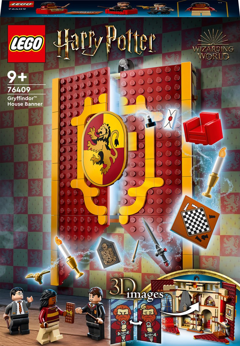 LEGO Harry Potter Griffoendor Huisbanner Set - 76409 | bol.com