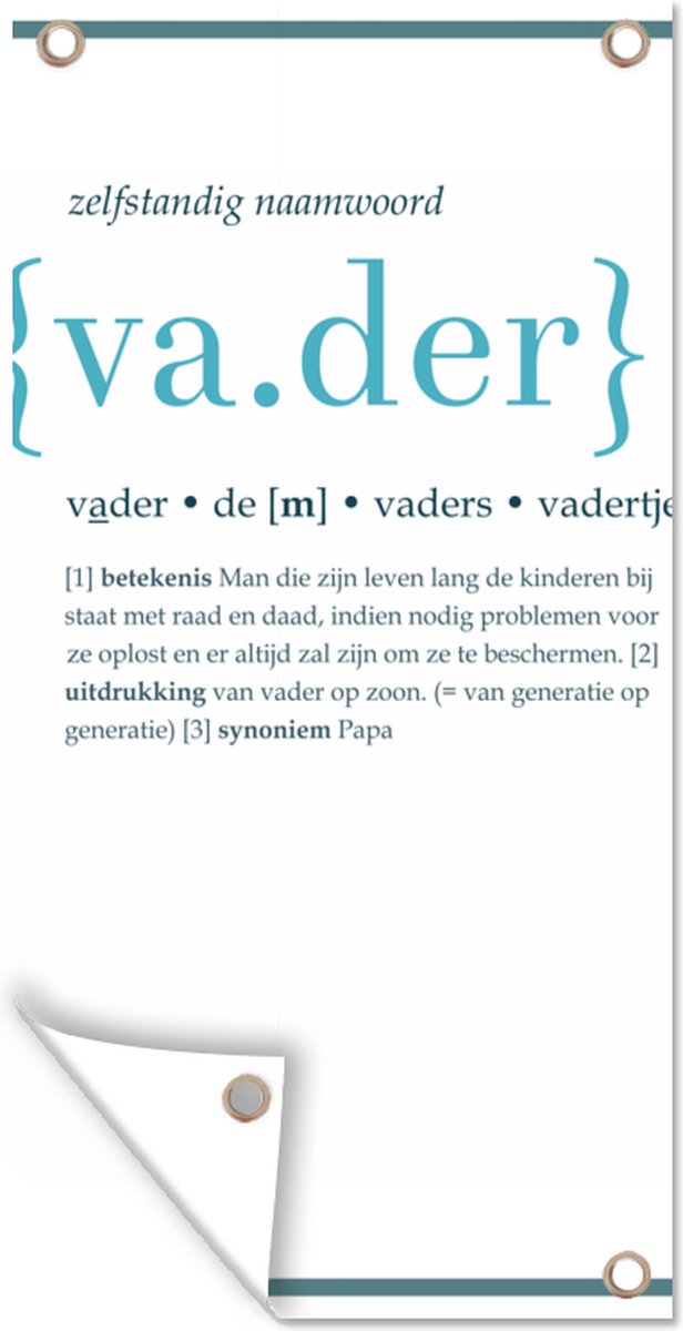 Affiche de jardin Citations - Définition du père - Proverbes ...