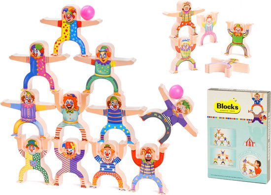 Clown clown balancing toren arcade spel 18el. | Games | bol