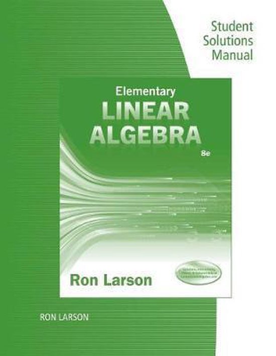 Elementary Linear Algebra | 9781305658028 | Charles Larson | Boeken ...