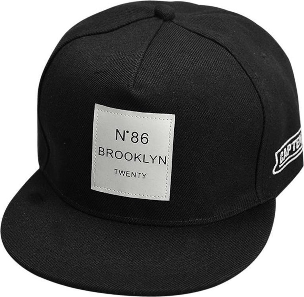 Zwarte Brooklyn Baseball Snapback - Canvas - Pet - Cap | bol.com