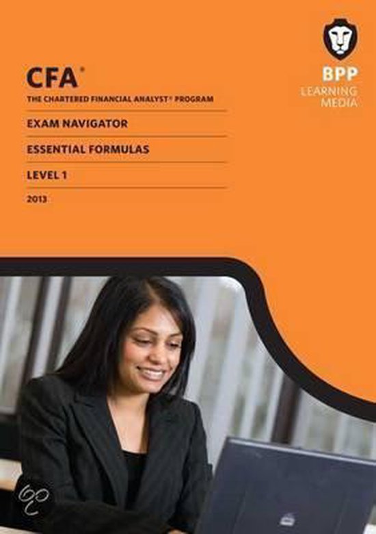 CFA Navigator - Essential Formulas Level 1 | 9781445362977 | BPP ...