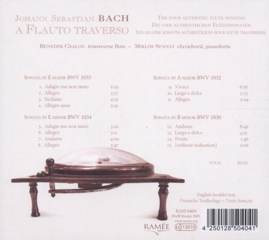 Csalog Benedek & Miklos Spanyi - A Flauto Traverso (CD), Csalog Benedek ...