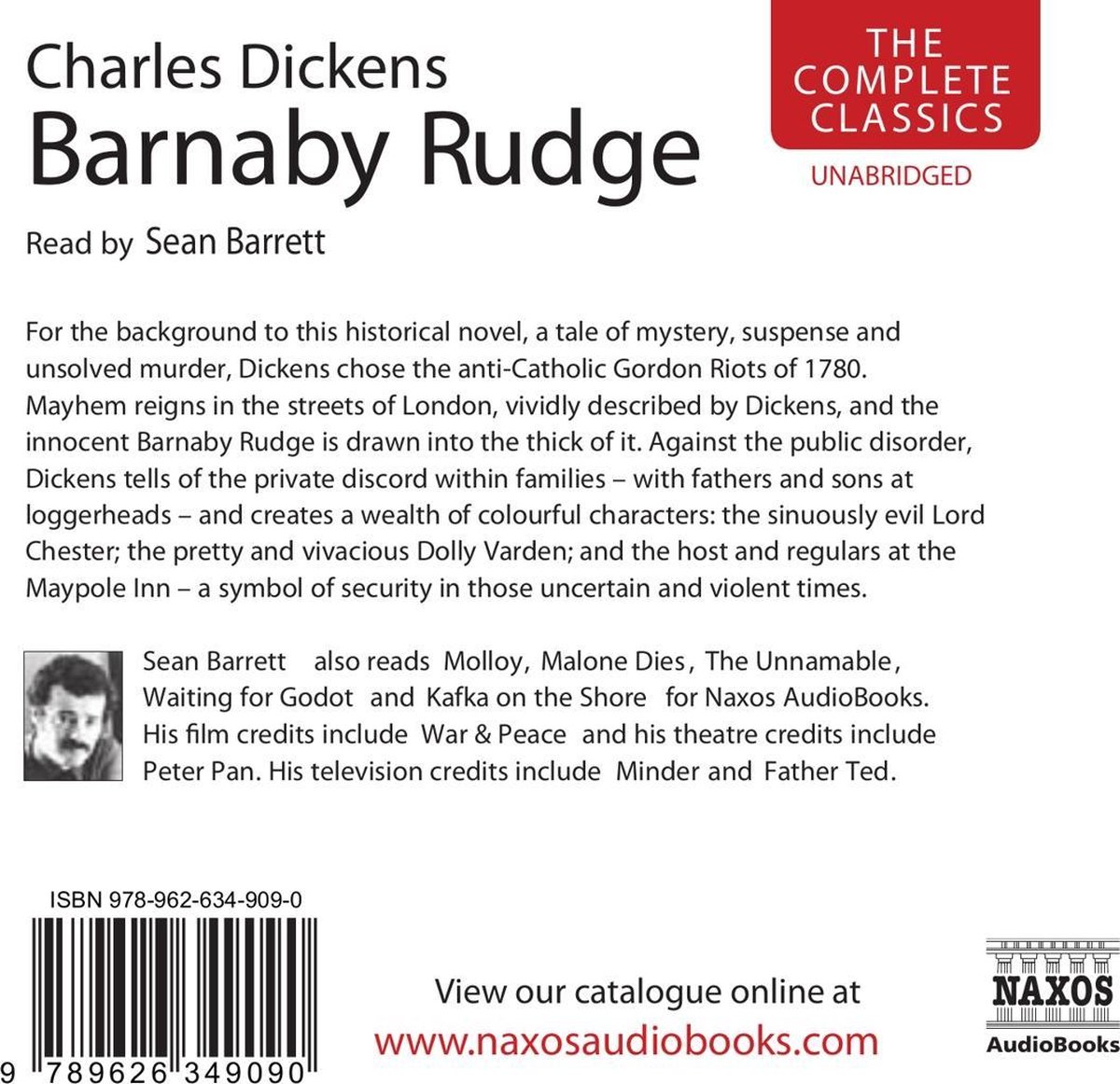 Sean Barrett - Dickens: Barnaby Rudge (22 CD), Audiobook | CD (album ...