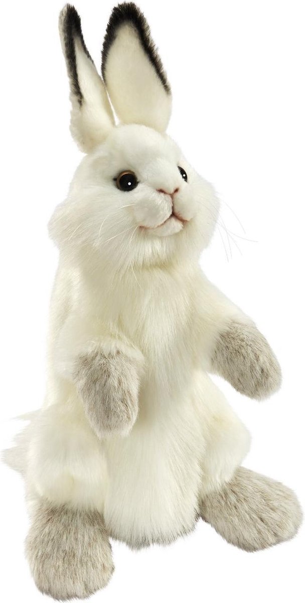 Handpop Konijn Wit, Hansa | bol.com