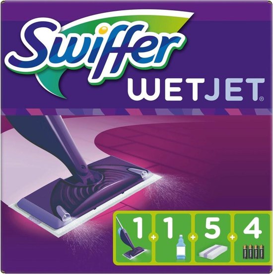 2x Swiffer WetJet Startset Alles-In-Een Dweilsysteem | bol
