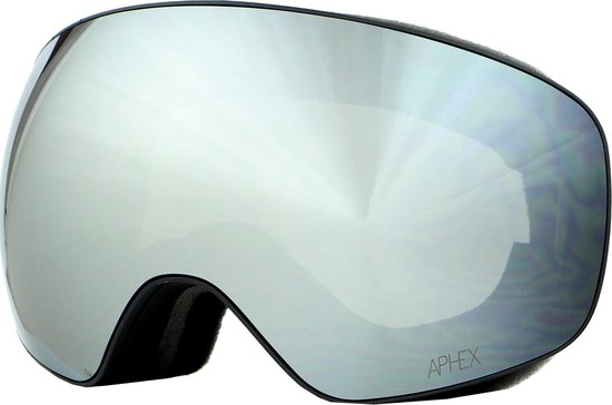 Aphex Explorer Goggle Matt White Silver Lens ( met extra gele lens ...