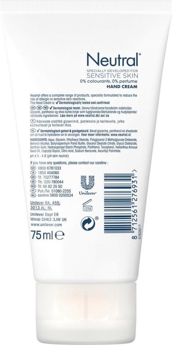 6x Neutral Handcreme 75 ml | bol.com