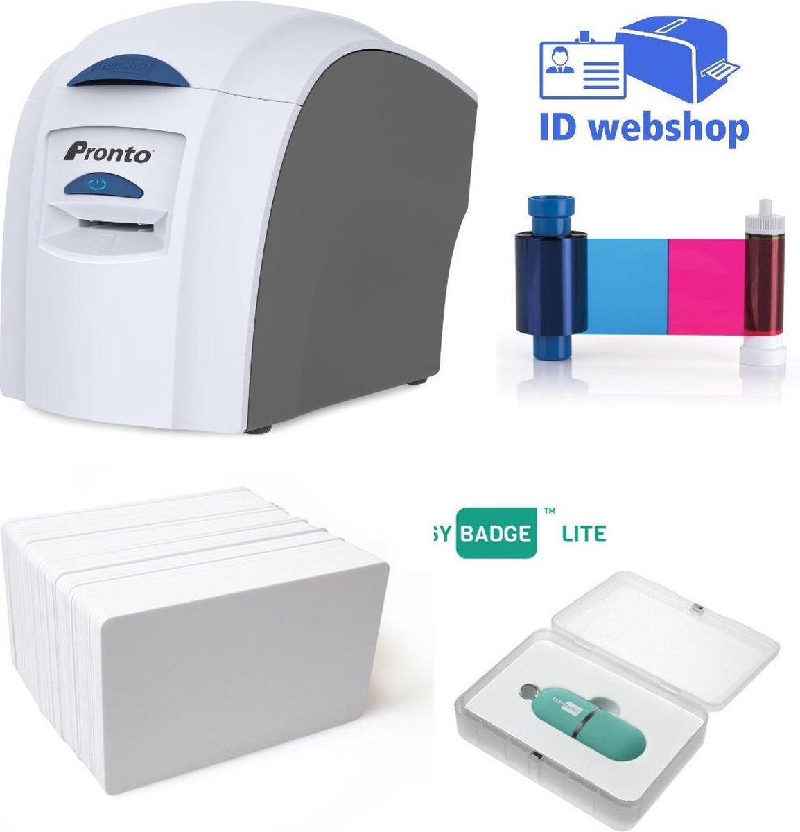Magicard PRONTO cardprinter bundel / kaartprinter | bol.com