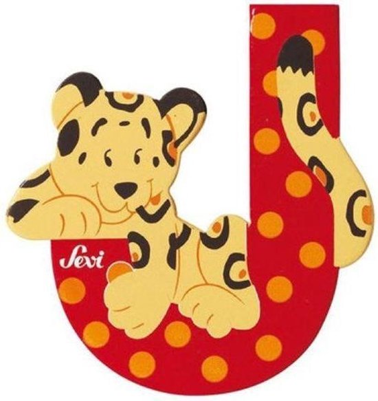Sevi Letter J Dier 8 Cm | bol