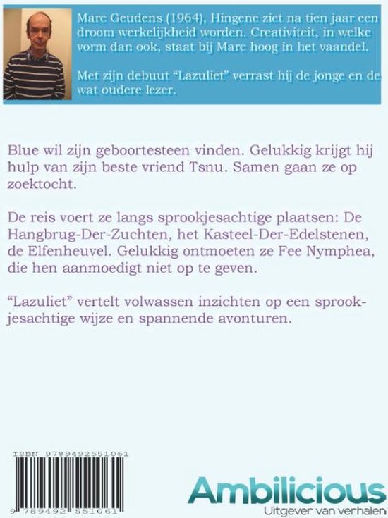 Lazuliet, Marc Geudens | 9789492551061 | Boeken | bol.com