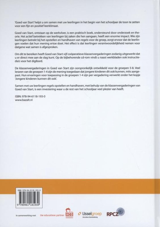 Goed van start | 9789461181930 | Mies van den Hemel | Boeken | bol