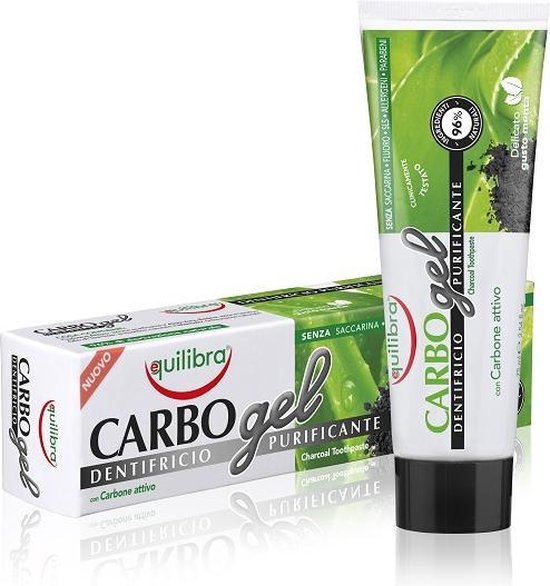 Equilibra - Carbo Gel Charcoal Toothpaste Toothpaste From Activated ...