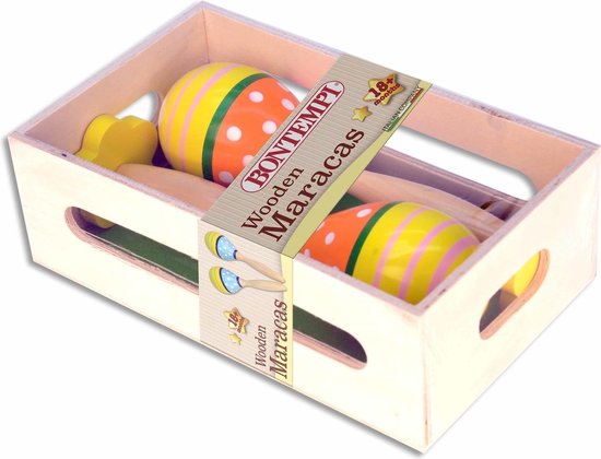 Wooden maracas Orange | bol.com