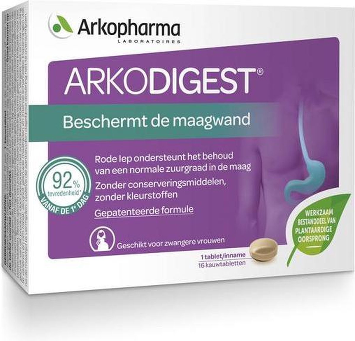 Arkopharma Arkodigest - 16 kauwtabletten | bol