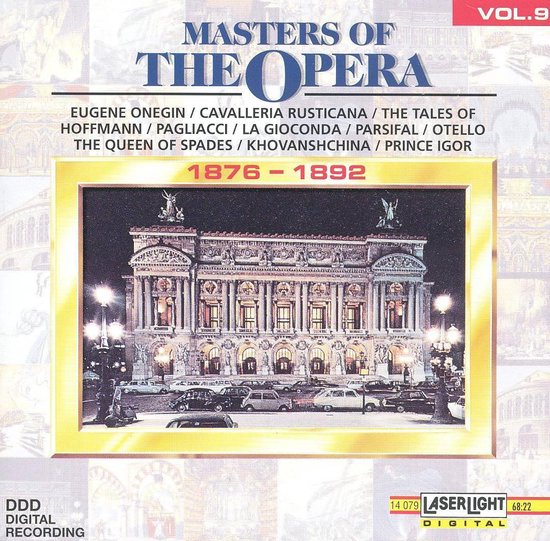 Masters of the Opera, Vol. 9: 1876-1892, various artists | CD (album ...