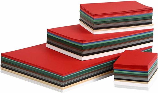 Kerst Karton, A3,A4,A5,A6, 180 gr, diverse kleuren, 1500 div vellen/ 1 ...