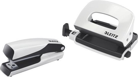 Leitz NeXXt Metalen Mini Nietmachine En Perforator Set - Niet Tot 10 ...