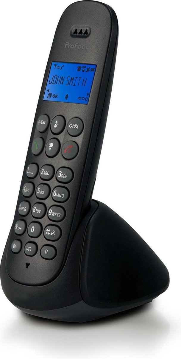 Profoon PDX-300 DECT telefoon - Telefoonboek met ruimte voor 50 nummers ...
