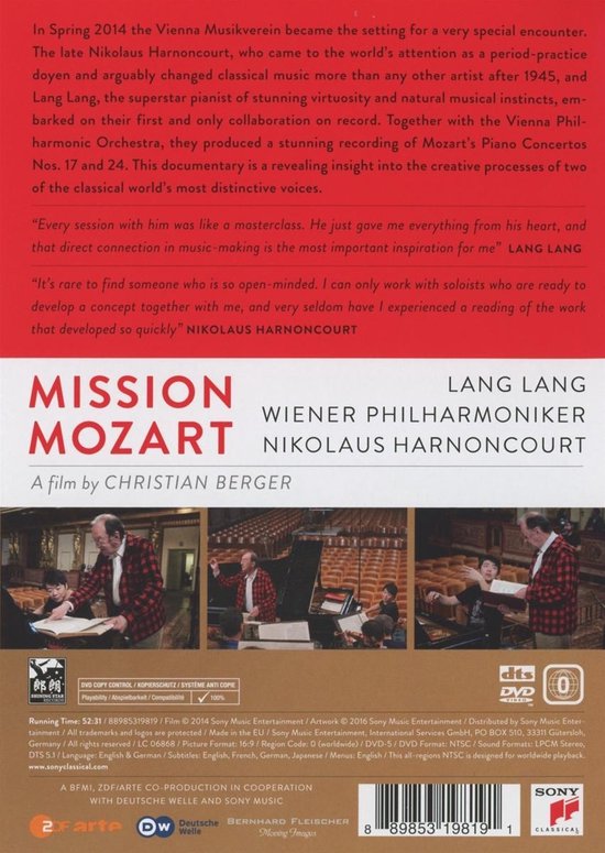 Mission Mozart, Lang Lang | Muziek | bol