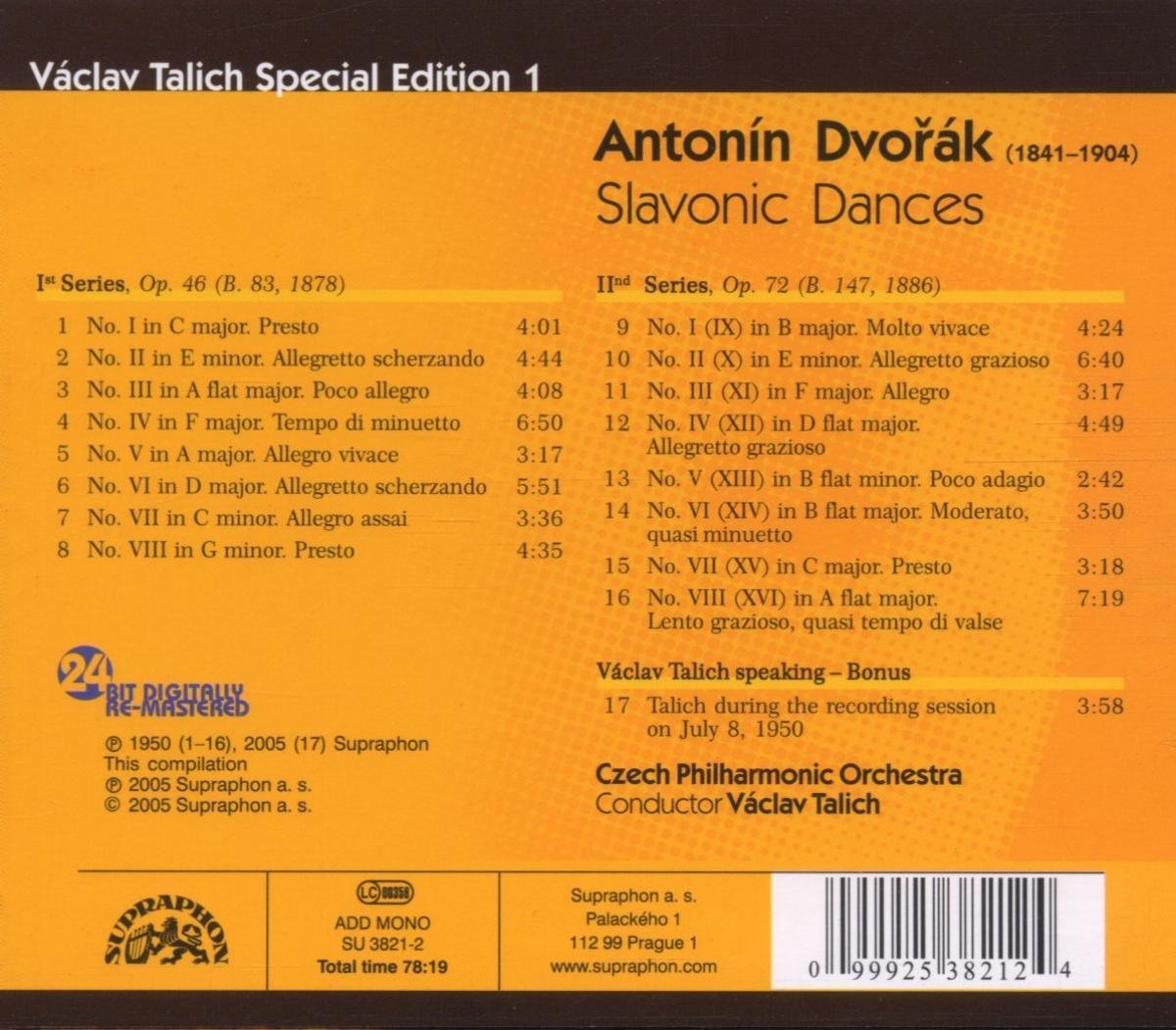 Dvorak Slavonic Dances, Vacla Czech Philharmonic Orchestra | CD (album) | Muziek | bol.com