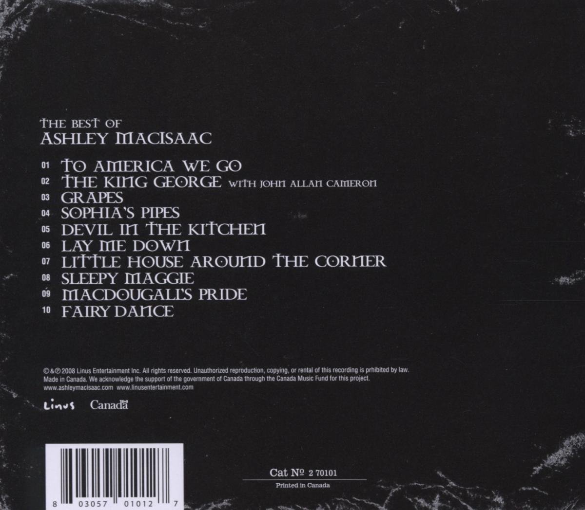 The best of Ashley MacIsaac, Ashley Macisaac | CD (album) | Muziek | bol.com