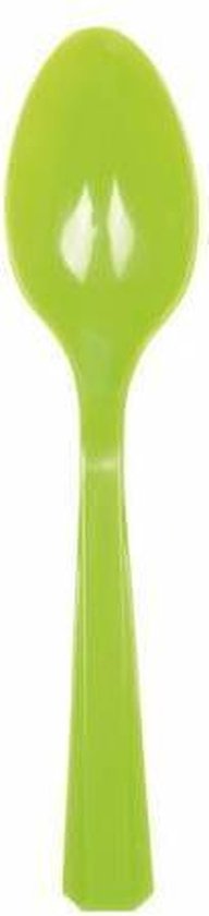 Lime Groene Lepels Plastic 10 stuks | bol.com
