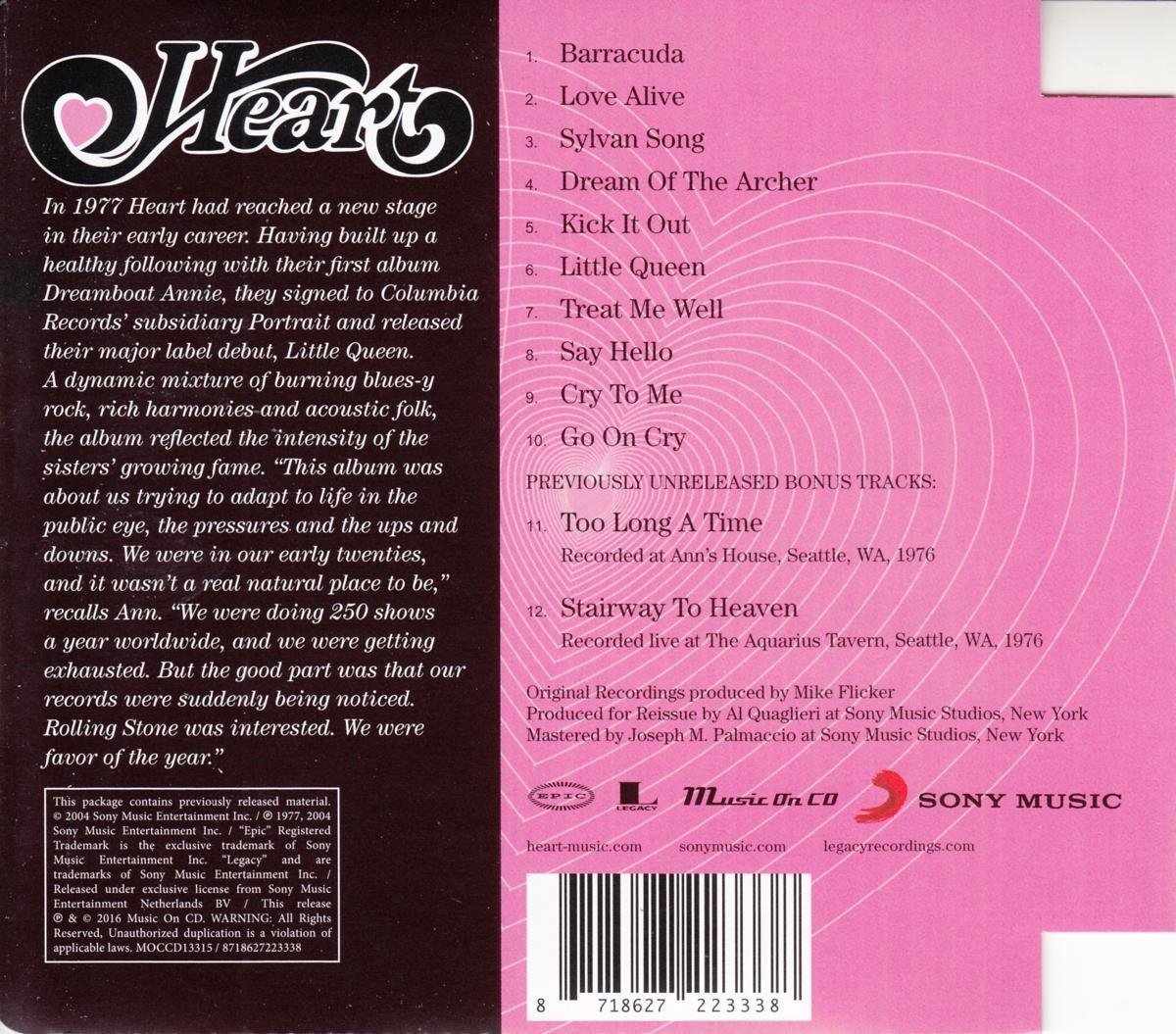 Little Queen, Heart | CD (album) | Muziek | bol