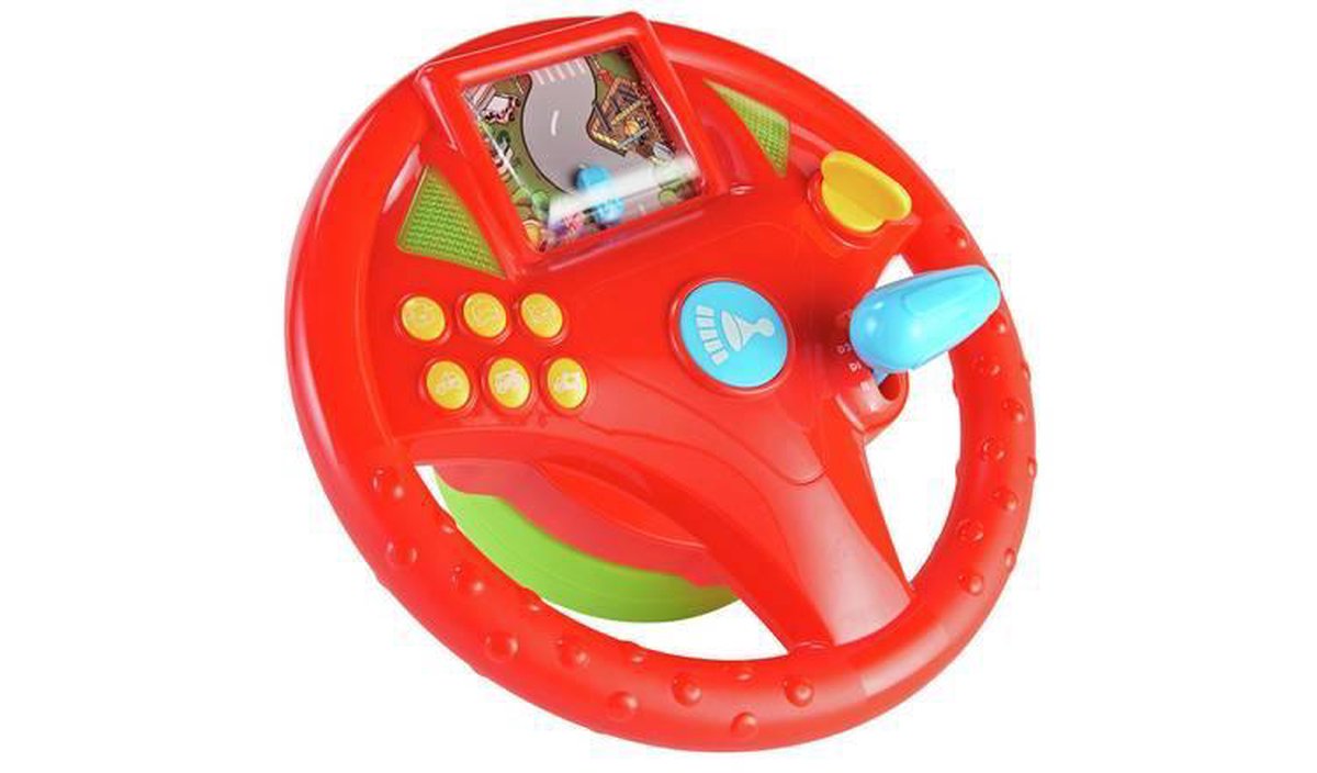 autostuur in wielvorm met richtingaanwijzers, startgeluiden... | bol.com