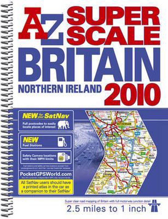 Great Britain Super Scale Road Atlas, Geographers' A-Z Map Company ...
